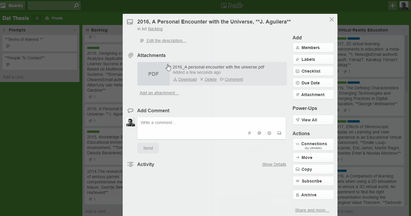 A Workflow for Tracking Academic Paper Research